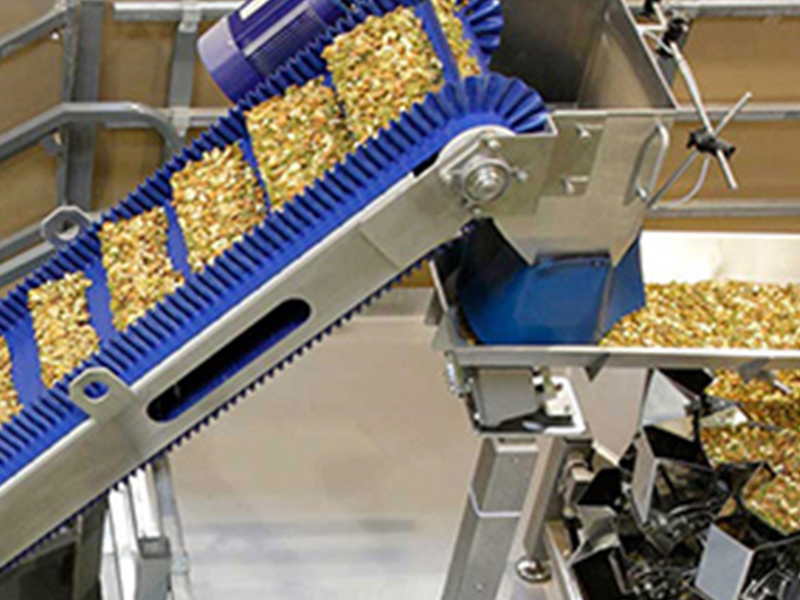 Automatic feeding conveyors - incline infeed, bucket and screw conveyors